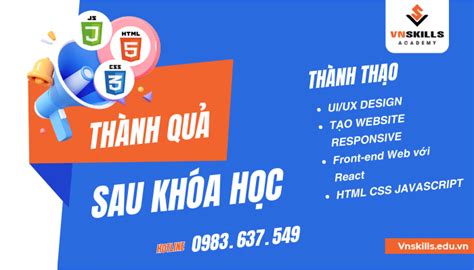 Khóa Học Lập Trình Front End Chuyên Sâu Tại Vnskills Academy Vnskills Academy