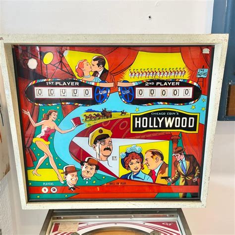 Hollywood Pinball Arcade Game 1976 Usa For Sale At 1stdibs