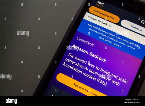 Website Amazon Bedrock In Iphone Amazon Bedrock Is New Service That