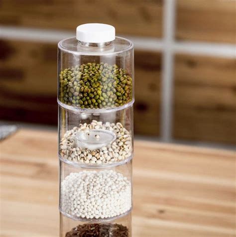 Self Stacking Spice Tower Bottles Set Of 6 Eshop World™