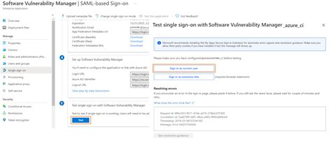 Set Up Single Sign On SSO In Azure