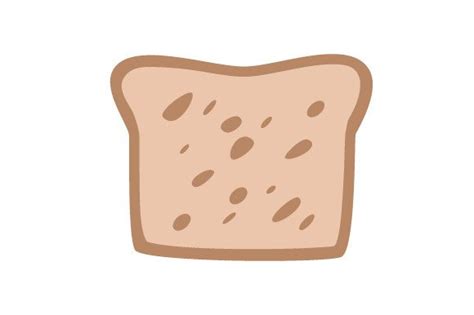 Slice Of Bread Sticker Svg Cut File By Creative Fabrica Crafts · Creative Fabrica