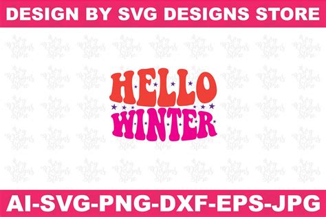 Hello Winterchristmas Svg Png Design Graphic By Svgdesignsstore07