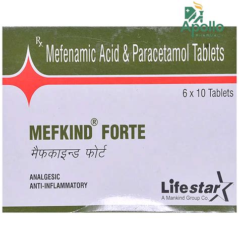 Mefkind Forte Tablet 10s Price Uses Side Effects Composition