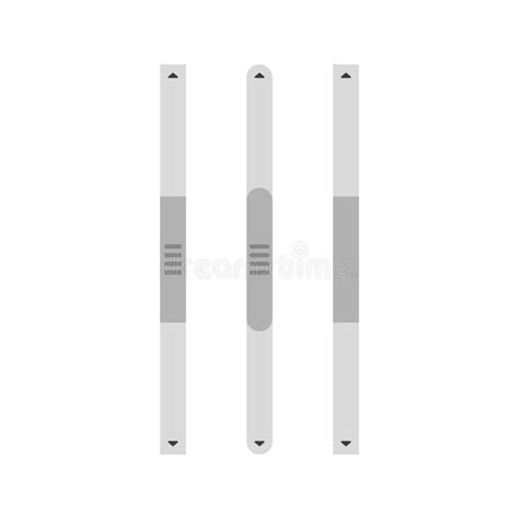 A Set Of Scroll Bars Simple Vector Illustration Stock Vector Illustration Of Vector