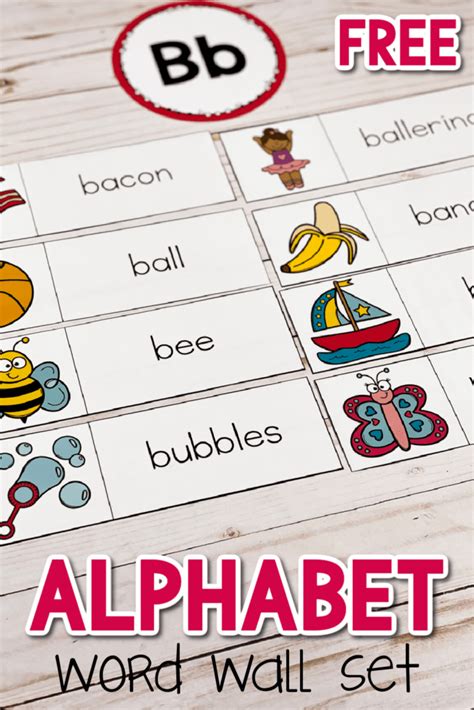 Printable Alphabet Letters With Pictures For Word Wall Pdf