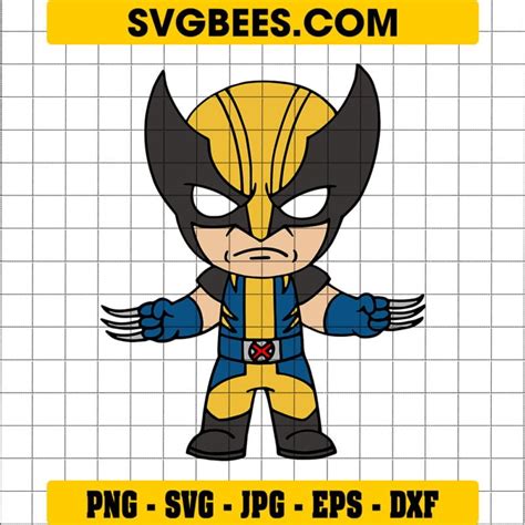 Wolverine Claws And Costume Svg Svgbees