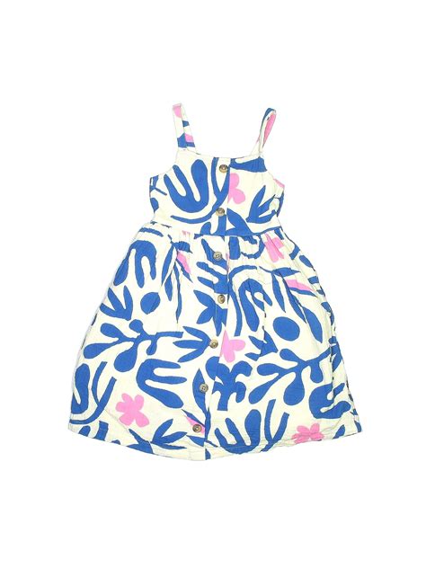 Hanna Andersson 100 Cotton Blue Dress Size 4 41 Off Thredup