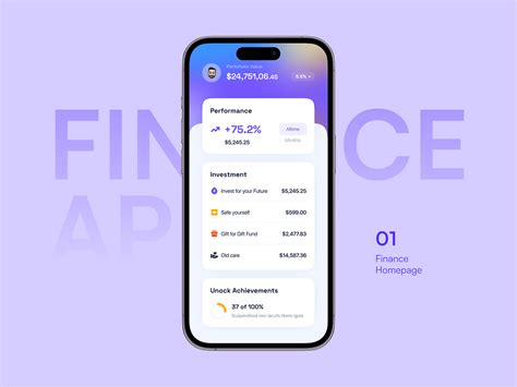 finance app ui design behance