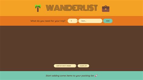 Github Krtcrvywander List Wanderlist Is A React Based Web