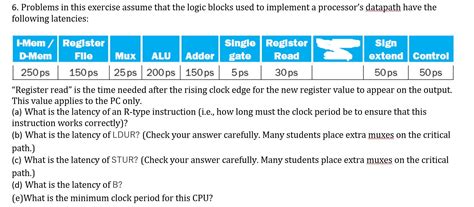 Solved 6 Problems In This Exercise Assume That The Logic