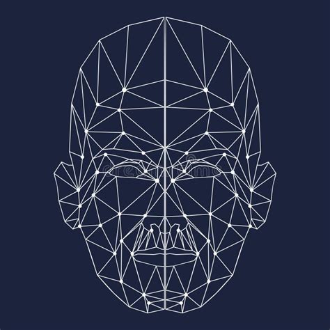 Human Face Low Poly Illustration Stock Vector Illustration Of Digital
