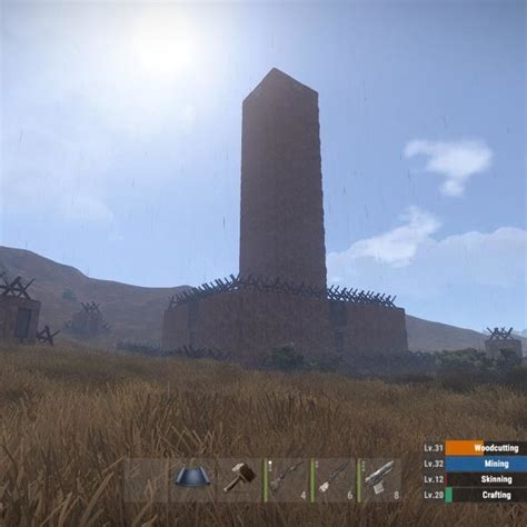 Screen Shot From Rust Showing The Graphical Interface And Base Building Download Scientific