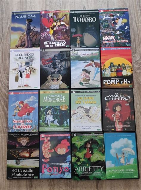 11 Dvds Del Studio Ghibli Estudio Ghibli Studio Ghibli Ghibli