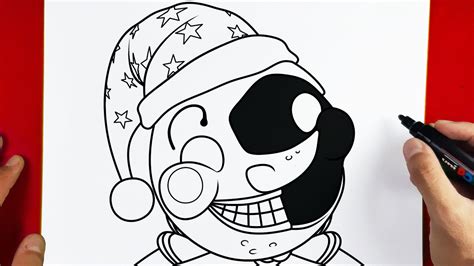 How To Draw MOONDROP SECURITY BREACH Five Nights At Freddys YouTube