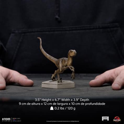 Jurassic Park Icons Velociraptor B Statue
