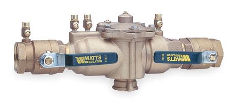 reduced pressure zone backflow preventer bronze watts 009 series npt