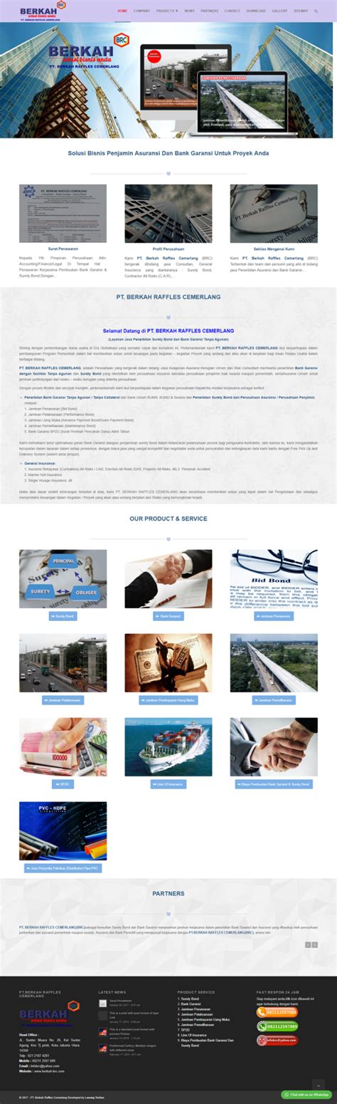 Contoh Web Profil Jasa Pembuatan Website Dan Toko Online Jasa Buat Web Jogja