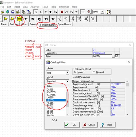 NE555 Simulation Model Not Available Clock Timing Forum Clock