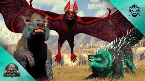 Every New Creature On ARK Fjordur Fjordhawk Andrewsarchus Desmodus
