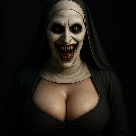 Rule 34 Ai Generated Big Breasts Breasts Female Horror Nun Scary Face