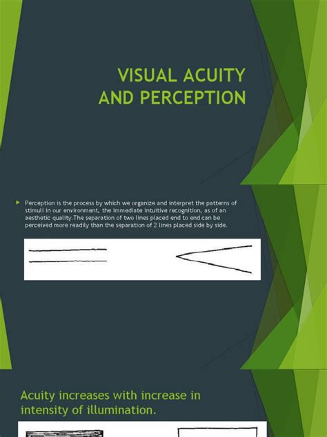 Visual Acuity Pdf Perception Cognitive Science