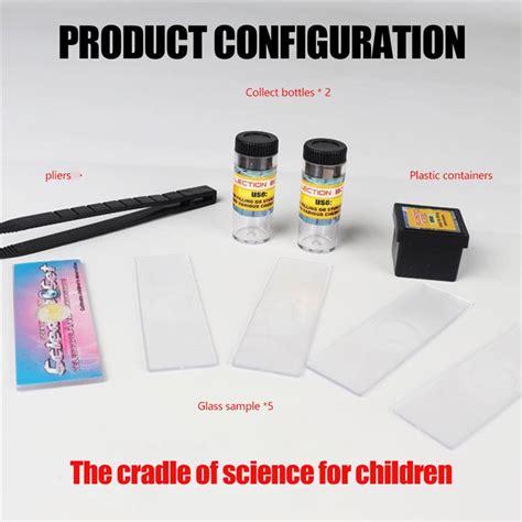 1200x Monocular Biological Microscope Set Science Grandado