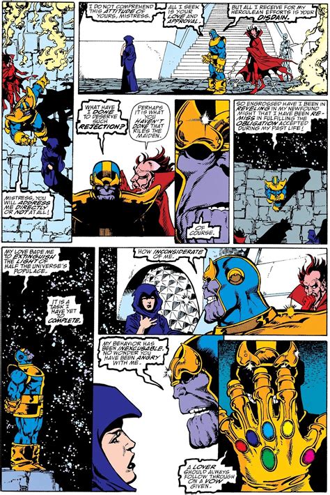 Thanos Vs Death [from Infinity Gauntlet 1991