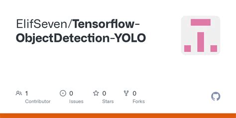 GitHub ElifSeven Tensorflow ObjectDetection YOLO