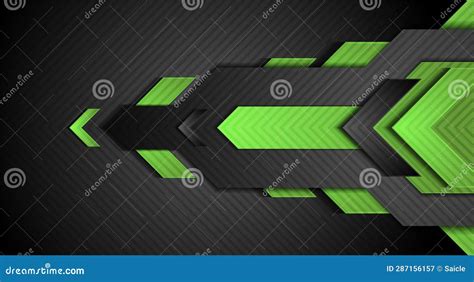 Abstract Techology Arrows Geometric Background Stock Illustration