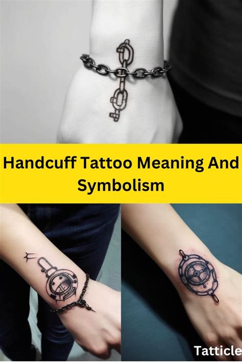 Handcuff Tattoo Meaning And Symbolism Tatticle