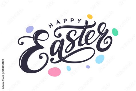 Easter Hand Lettering Happy Easter Letters To Print Happy Easter Banner Printable Easter