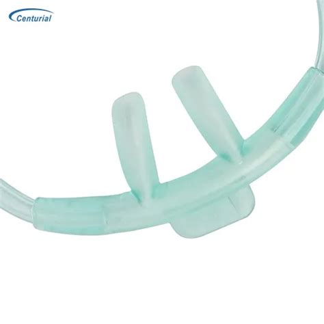 Oxygen Conserving Nasal Cannula Continuous Flow Adult Mustache Style Nasal Prong Nasal Cannula