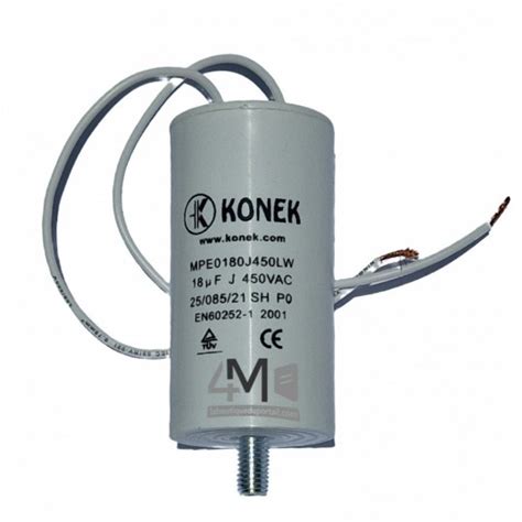Condensateur Démarrage Moteur 18 µF 450 V