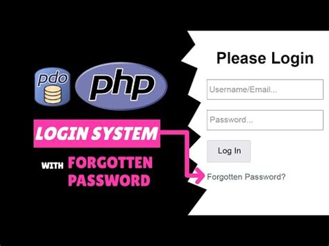 Build A Login System In Php With Mvc Pdo Includes Forgotten