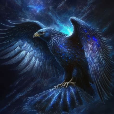 Celestial Eagle Fantasy Art Phone Background Patterns Eagle