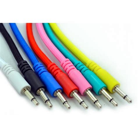 Modular Synth Patch Cable 90см 5шт купить Патч кабели для аналоговых синтезаторов и звуковых