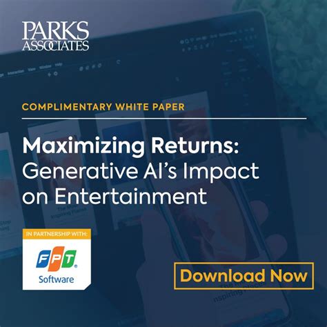 Parks Associates On Linkedin Generativeai Gai Entertainment