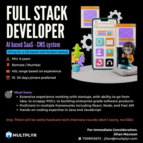 Vikram Parekh On Linkedin Fullstack Permanentremote Reactjs
