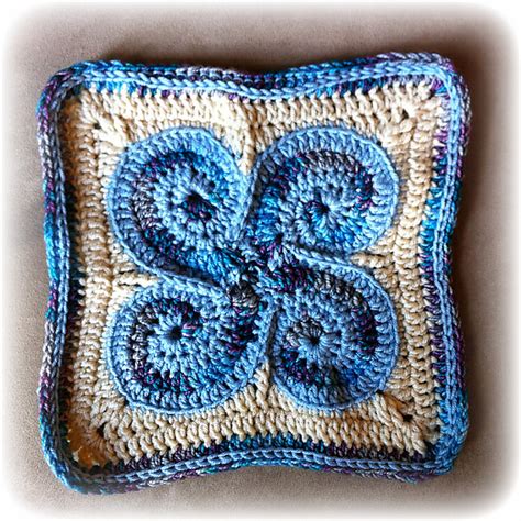 Ravelry Swirly Square Pattern By Samantha Enns