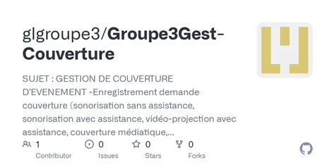 Github Glgroupe3groupe3gest Couverture Sujet Gestion De