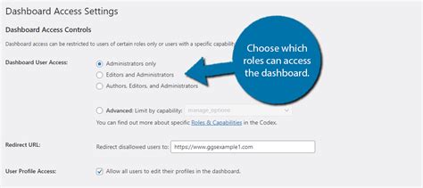 how to block dashboard access in wordpress greengeeks