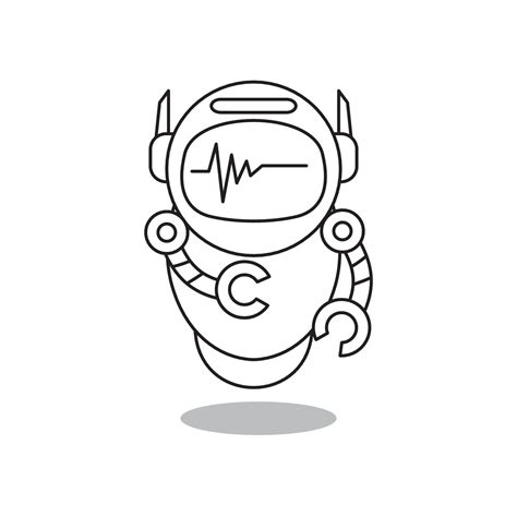 Robots Outline Vector Icon Thin Line Black Robots Icon Flat Vector Simple Element Illustration