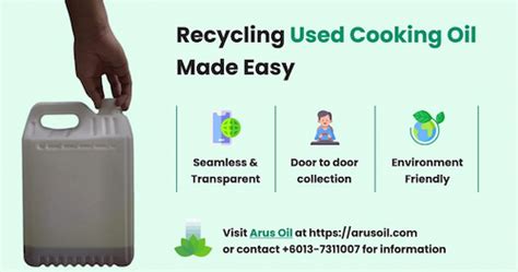 Got Used Cooking Oil 7 Places To Recycle And Make Money In Msia
