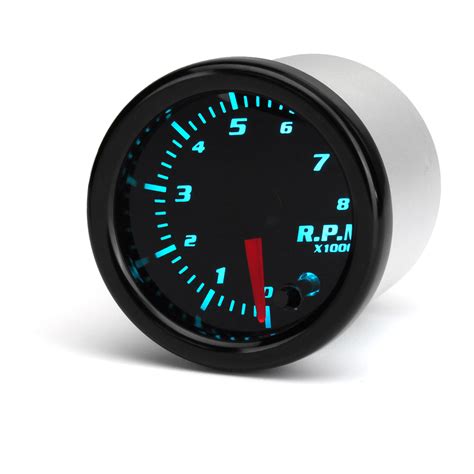 Universal 2 Inch 52mm Tachometer Tach Rpm Gauge Digital 7 Color Led Di