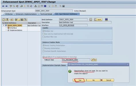 Badi Fallback Class Sapcodes
