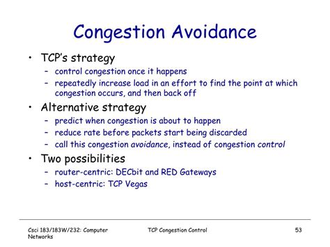 Ppt Transport Layer Tcp Congestion Control And Buffer Management