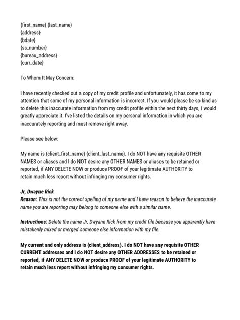 Updating Personal Information Letter Pdf Career And Growth Politics