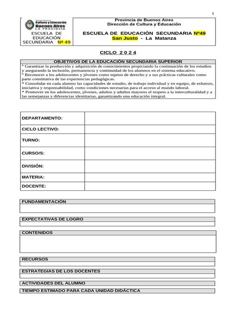 Modelo De Planificacion 1 Pdf