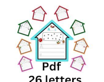 Alphabets House Arabic Letters Practice Booklet Arabic Alphabet
